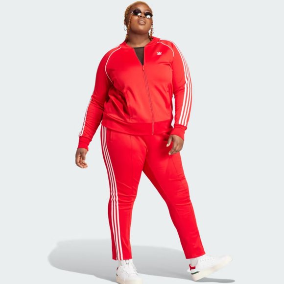 adidas | Pants & Jumpsuits | Adidas Womens Plus Size Sst Track Suit ...